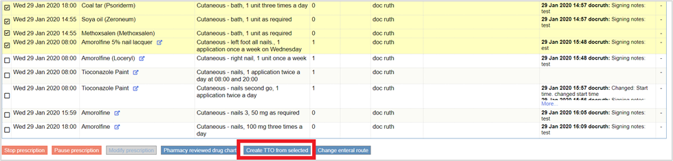 Creating a TTO